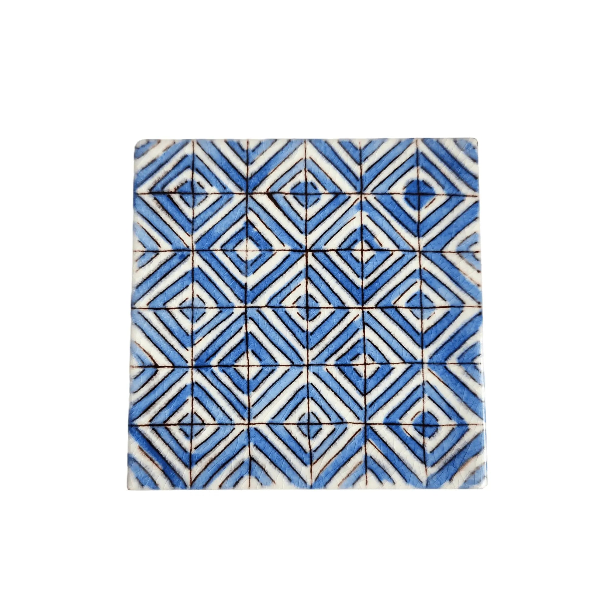 Hand-Painted Ceramic Tiles | Blue Italian Collection